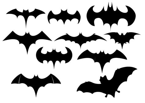 Free Vector Bat Shapes Creative Beacon