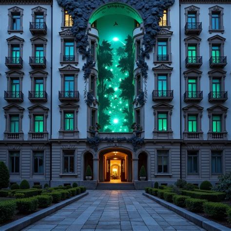 Free Glowing Portal Entrance Image Portal Architecture Emerald
