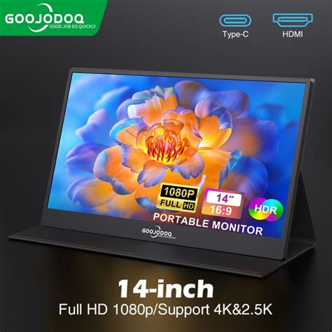 Promo Monitor For Laptop 14 Inch Ultra Hd Ips Display With 72 Color