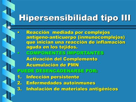Ppt Mecanismos Del Daño Producido Por Reacciones Inmunológicas