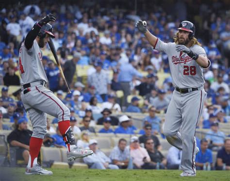 Nationals Beat Dodgers 8 3 To Take 2 1 Lead In Nlds