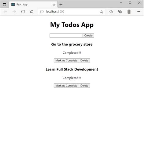 GitHub J Todo List Using React Todo List Created Using Full Stack Development While Using