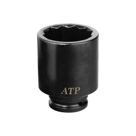 Dh 1655l Atp 3 716 Deep 12 Point Impact Socket 1 Square Drive