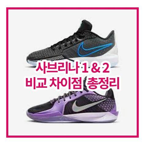 사브리나 1 2 비교 차이점 총정리 실제 후기
