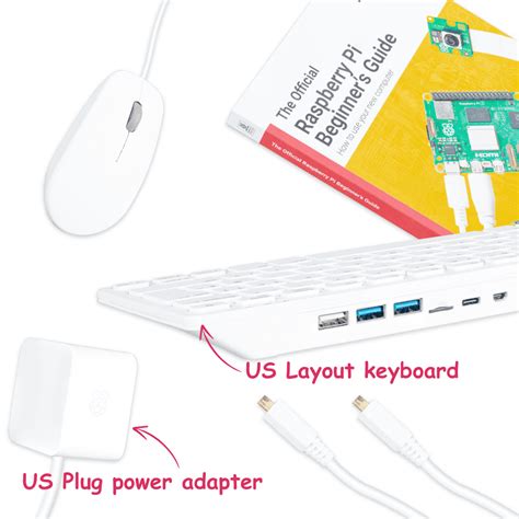 raspberry pi 500 computer kit us layout and us power plug