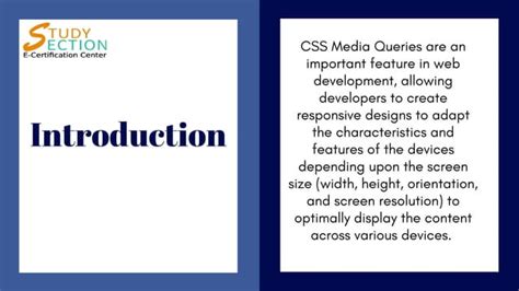 Mastering Media Queries A Guide To Responsive Design Features Ppt