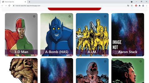 Github Micaelavera Marvel React Challenge Aplicaci N Web Utilizando La Api De Marvel