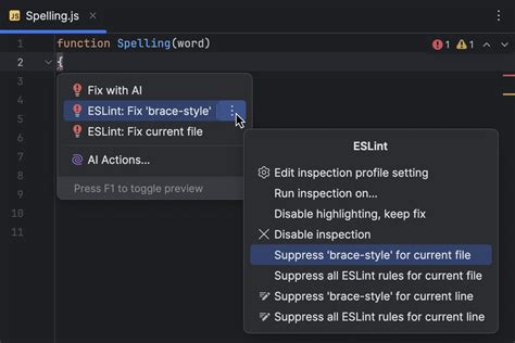 eslint webstorm 文档