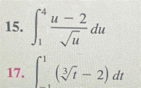 Solved Evaluating A Definite Integral In Exercises 9 34