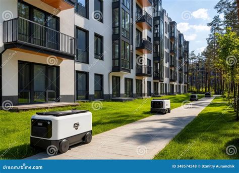 A Fleet Of Autonomous Delivery Robots Navigating Smart City Sidewalks Highlights Advancements In