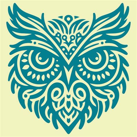 Illustration Vector Graphic Of Simple Owl Pattern Design Perfect For