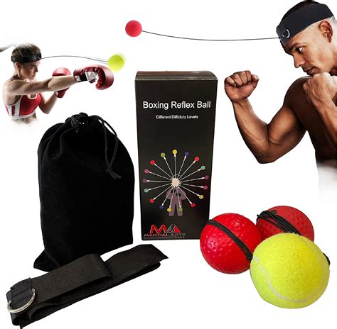 Boxing Reflex Balls Headband Boxingtraining Equipment For Mma Gear