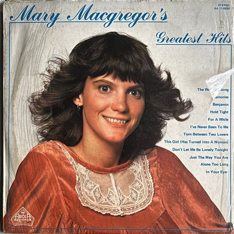 Mary Macgregor Mary Macgregors Greatest Hits Vinyl Lp