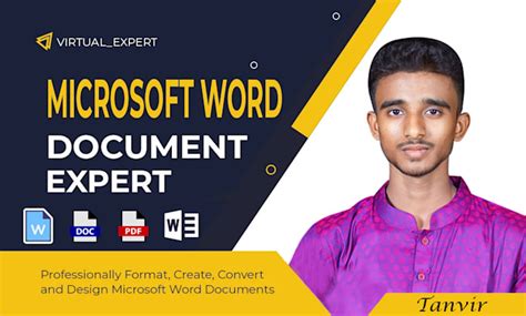 Format Edit Design And Create Microsoft Word Document By Tanvir Fiverr
