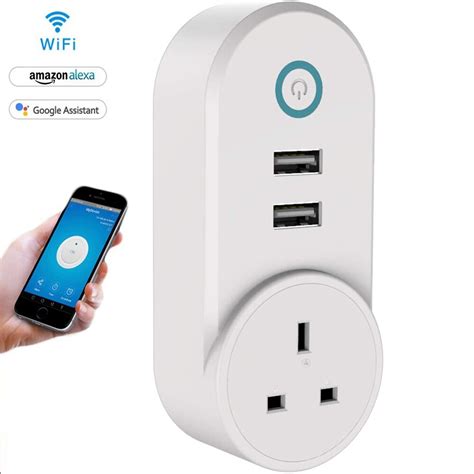 Uk 220v Tuya Wifi Smart Plug Wifi Smart Socket Eur Grandado