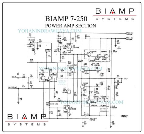 Skema Power Equalizer Biamp 7 250 — Yohan From Indonesia