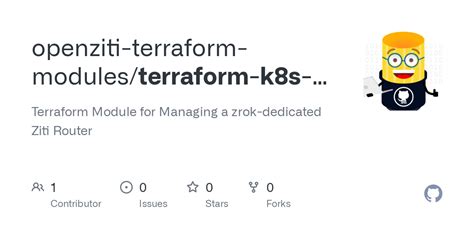Github Openziti Terraform Modulesterraform K8s Zrok Ziti Router