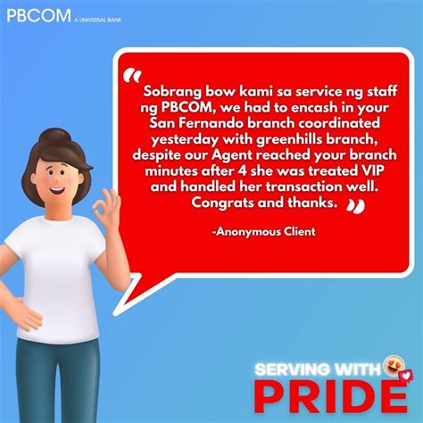 Philippine Bank Of Communications Pbcom On Linkedin Pbcom Servingwithpride