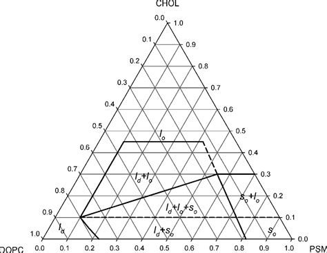 Dopc Cholesterol Phase Diagram Partial Phase Diagram Of Dspc