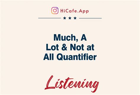 Quantifiers Dialogue In English With Quiz Hicafe