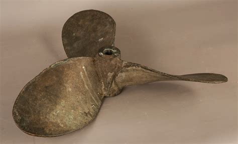 Brass Ships Propeller On The Square Emporium