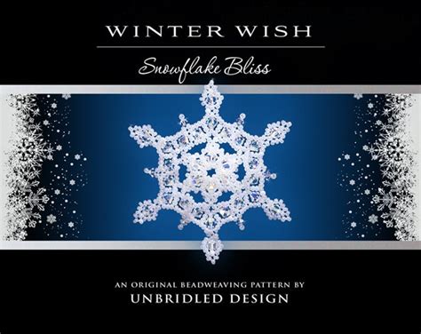 Beautiful Beaded Snowflake Tutorials By Unbridleddesign The Beading Gem