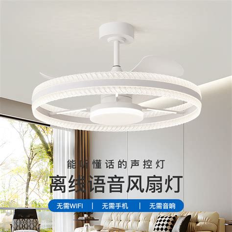 2025新款輕奢大氣隱形客廳吊扇燈大廳吊扇燈臥室飯廳高端吊扇燈具