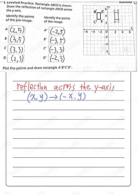 Solved Ractice Scan For Multimedia 1 Leveled Practice Rectangle Abcd