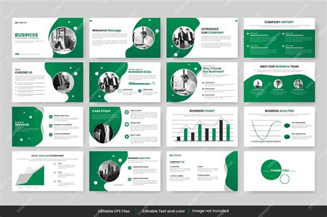 Premium Vector Vector Business Powerpoint Presentation Slides