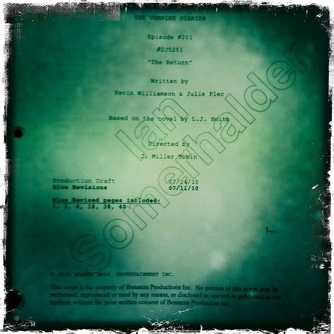 2x1 the return the vampire diaries script the vampire diaries photo