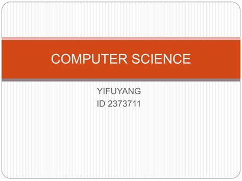 Computer Science Pptx