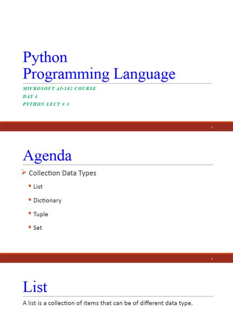 Day 4 Python Lect 3 Pdf Algorithms And Data Structures