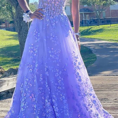 Purple Corset Prom Dress Gem