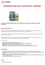 OVERHEAD LINE FAULT DETECTION SENTINEL Cahors PDF Catalogs Technical Documentation