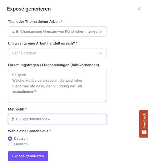 Exposé Für Bachelorarbeit Schreiben Inkl Ki Tool And Muster Download
