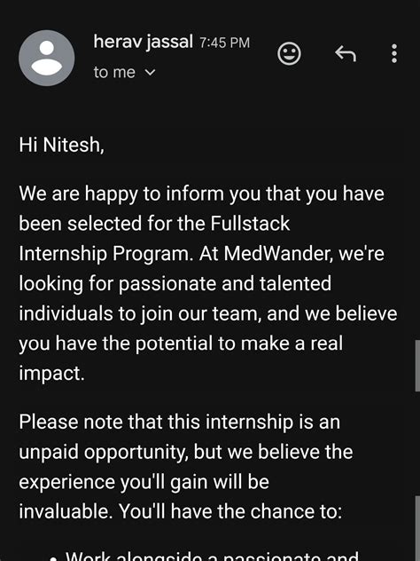 Nitesh Saini On Linkedin Internship Fullstack Medwander Startup