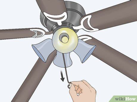 4 Ways To Replace A Ceiling Fan Pull Chain Switch WikiHow