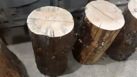 Изготовление лавочек скамеек на террасу из бревен Youtube