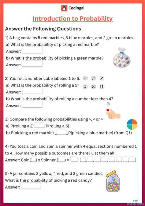 Probability Interactive Worksheets And Online Exercises Topworksheets