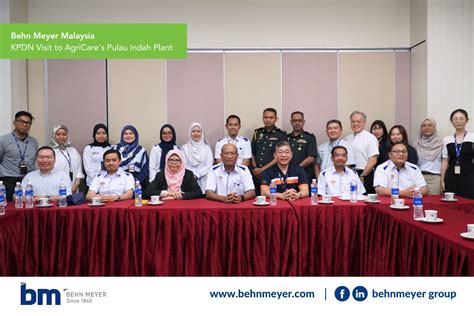 Behn Meyer Was Honored To Welcome Datuk Behn Meyer Group