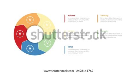 5vs Big Data Infographics Template Diagram Stock Vector Royalty Free