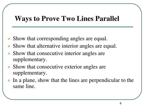 PPT Proving Lines Parallel PowerPoint Presentation Free Download ID