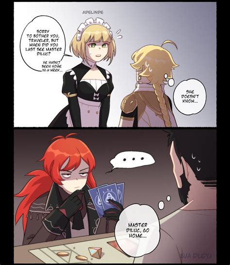 Kakaolikeslegs Adelinde Genshin Impact Aether Genshin Impact Diluc Genshin Impact