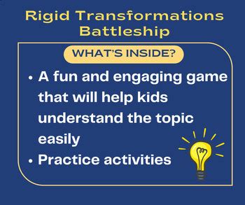 Rigid Transformations Battleship By The Independant Variable TPT