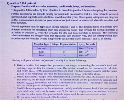 Solved Question 3 14 Points Purpose Practice With