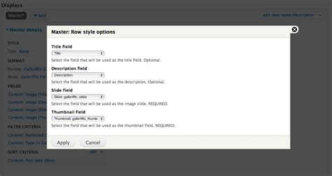 Step By Step Instructions For Views Galleriffic In Drupal 7