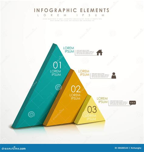 Abstract Triangle Infographics Stock Vector Illustration Of Layout Data
