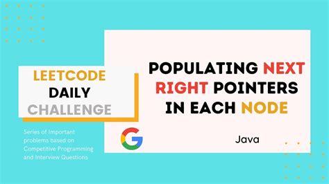 Populating Next Right Pointer In Each Node Java Leetcode Hindi