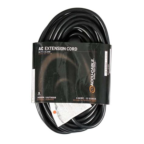 American Dj Accu Cable Edison Extension Cable 50 Clearance Avl