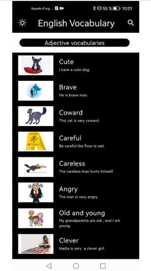 Flutter Learn Englsih Vocabulary App English Course App Source Code
